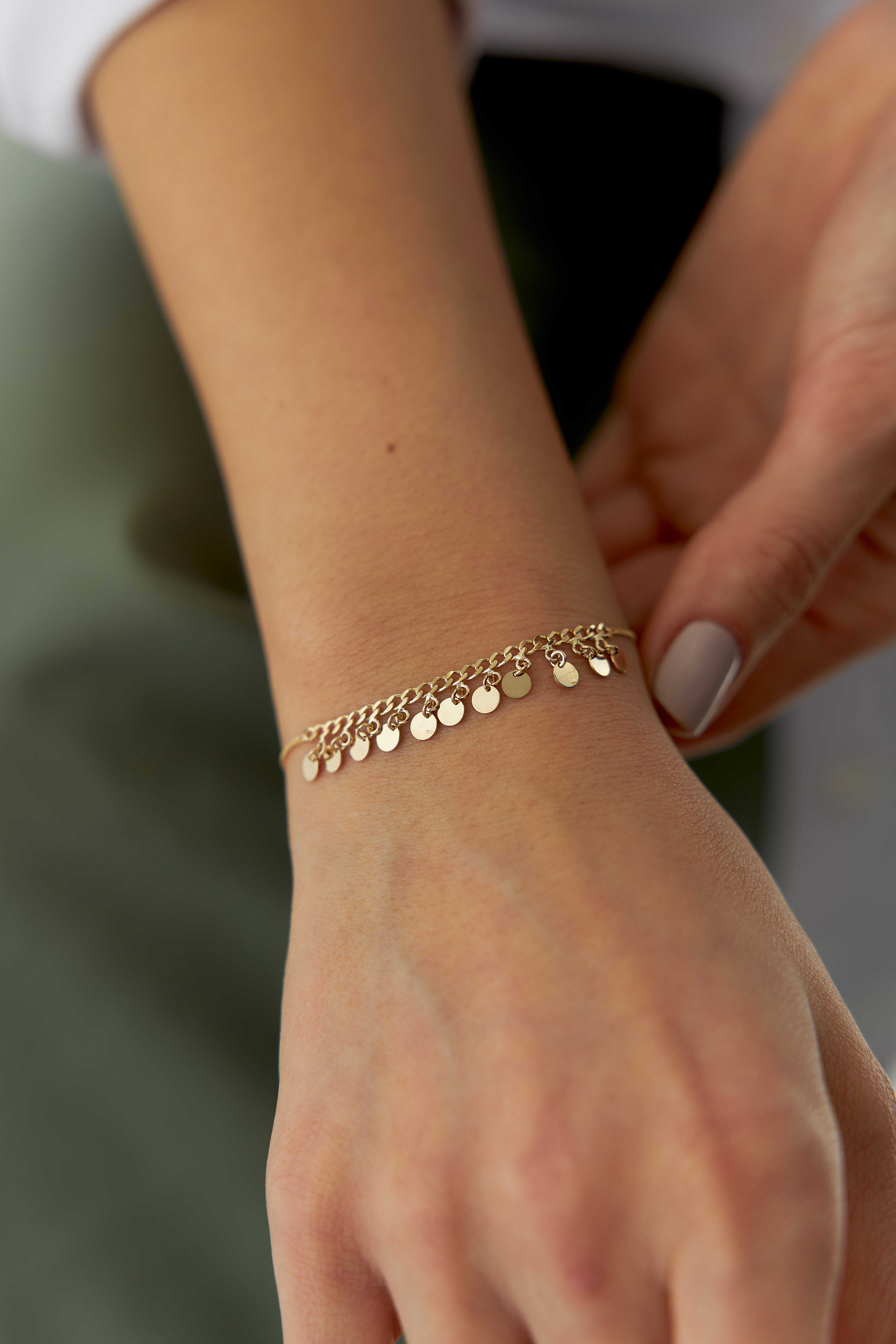 Gurmet Sallantılı Pullu Bileklik Gurmet Bileklikler, Modern Tarz Bileklikler YAVUZ KUYUMCULUK