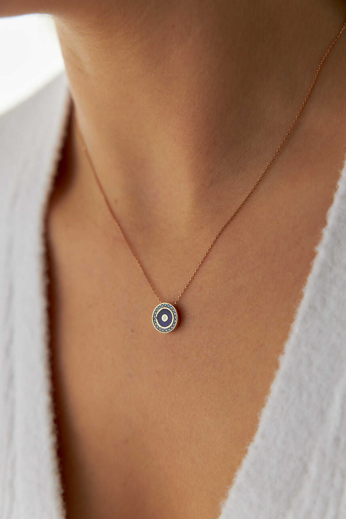 Yavuz Kuyumculuk - Nazar Boncuklu Kolye